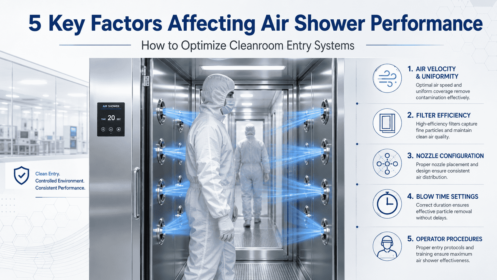 5 Key Factors Affecting Air Shower Performance
