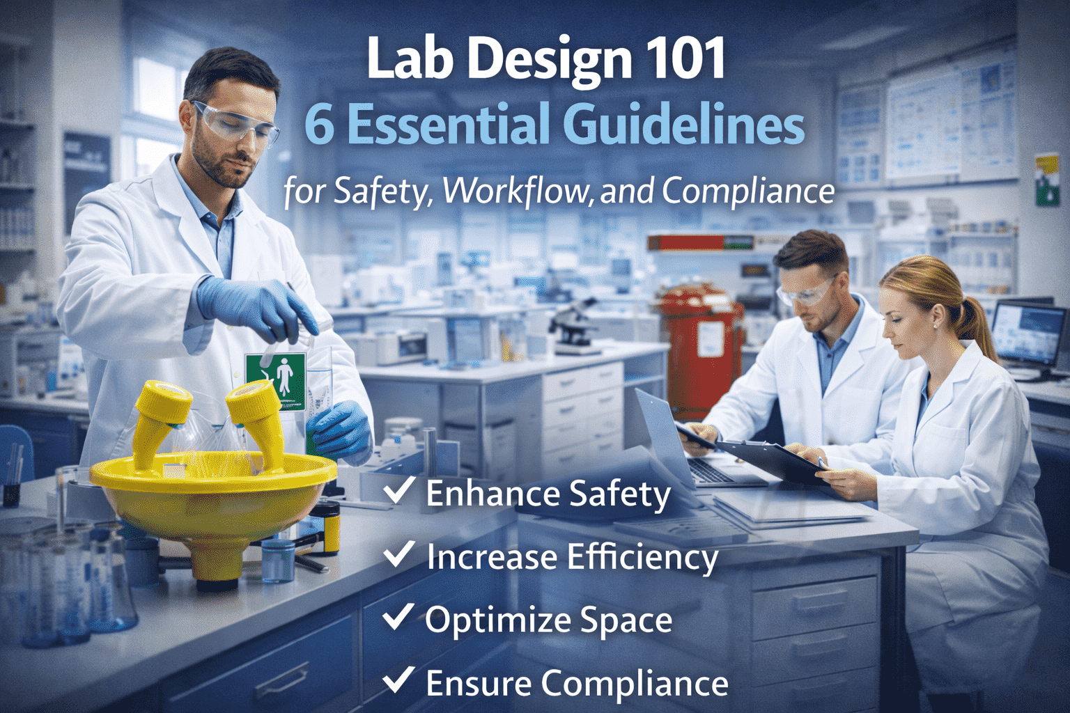 Lab Design Guidelines for Safety, Workflow & Compliance | MAX LAB
