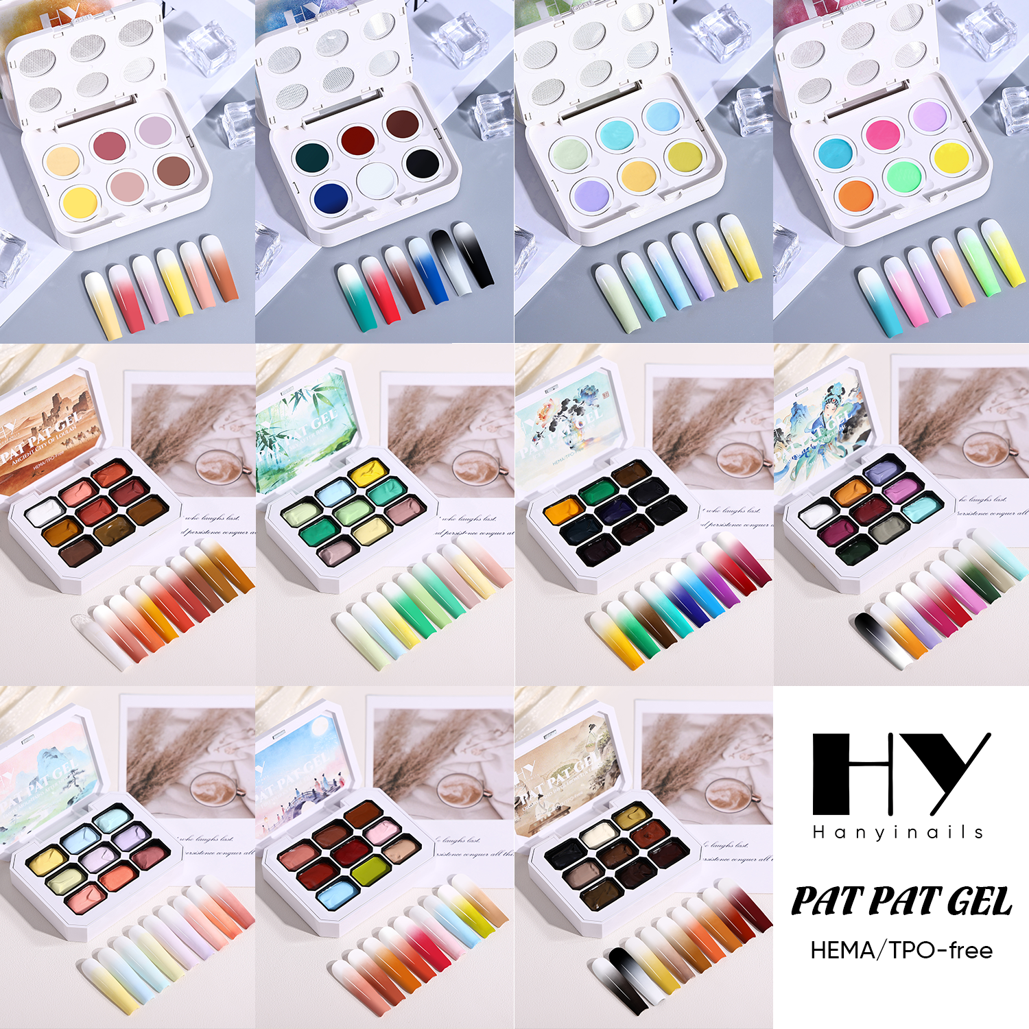 Pat Pat Gel Fully Explained: Gradient Effects, Sponge Tools, and ...