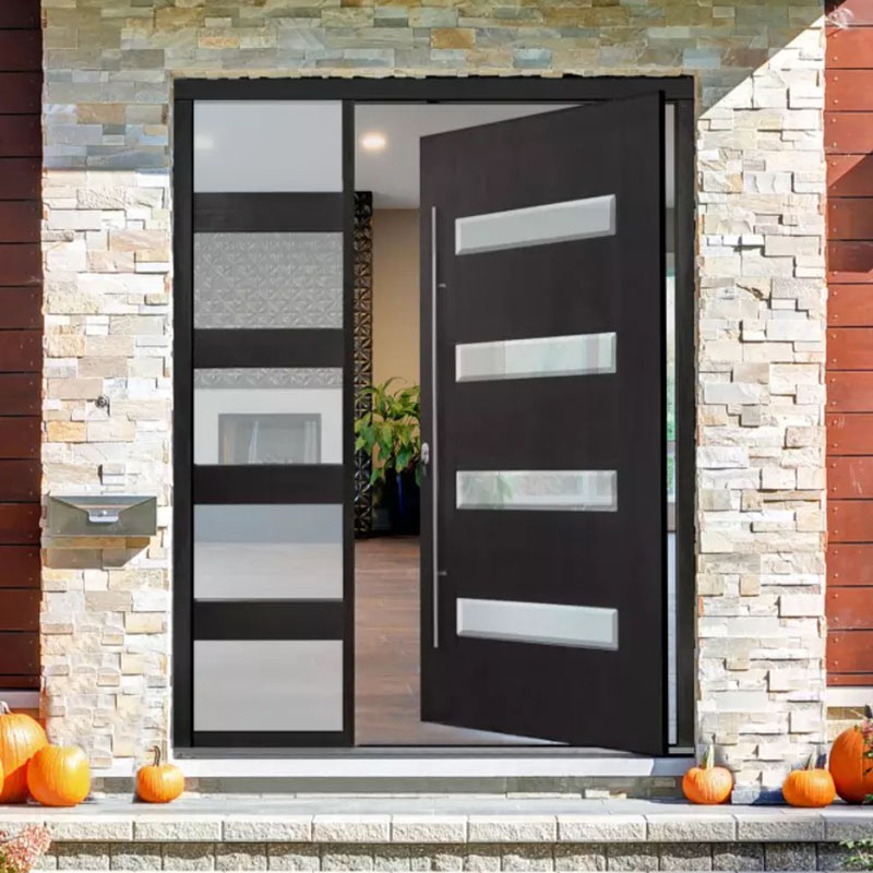 Premium Solid Wood Interior Doors - Classic Grill Glass Design | LONGXUAN
