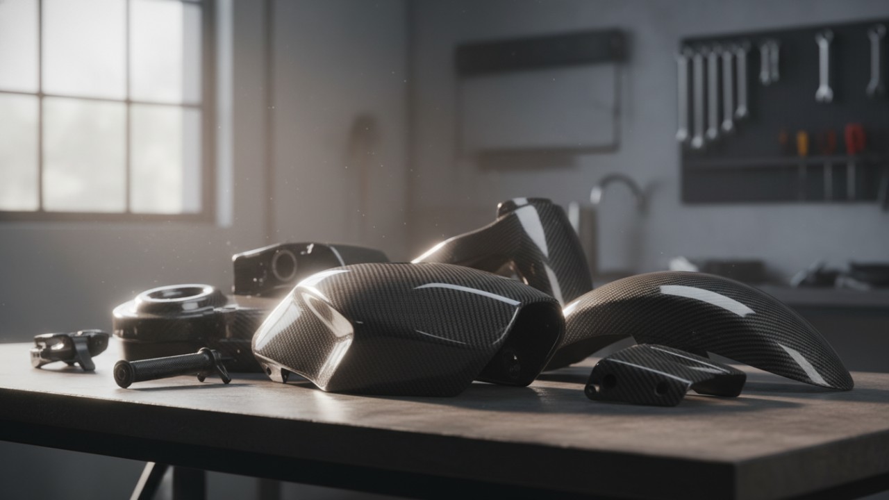 Beyond Aesthetics: Custom Carbon Fiber Motorcycle Upgrades
