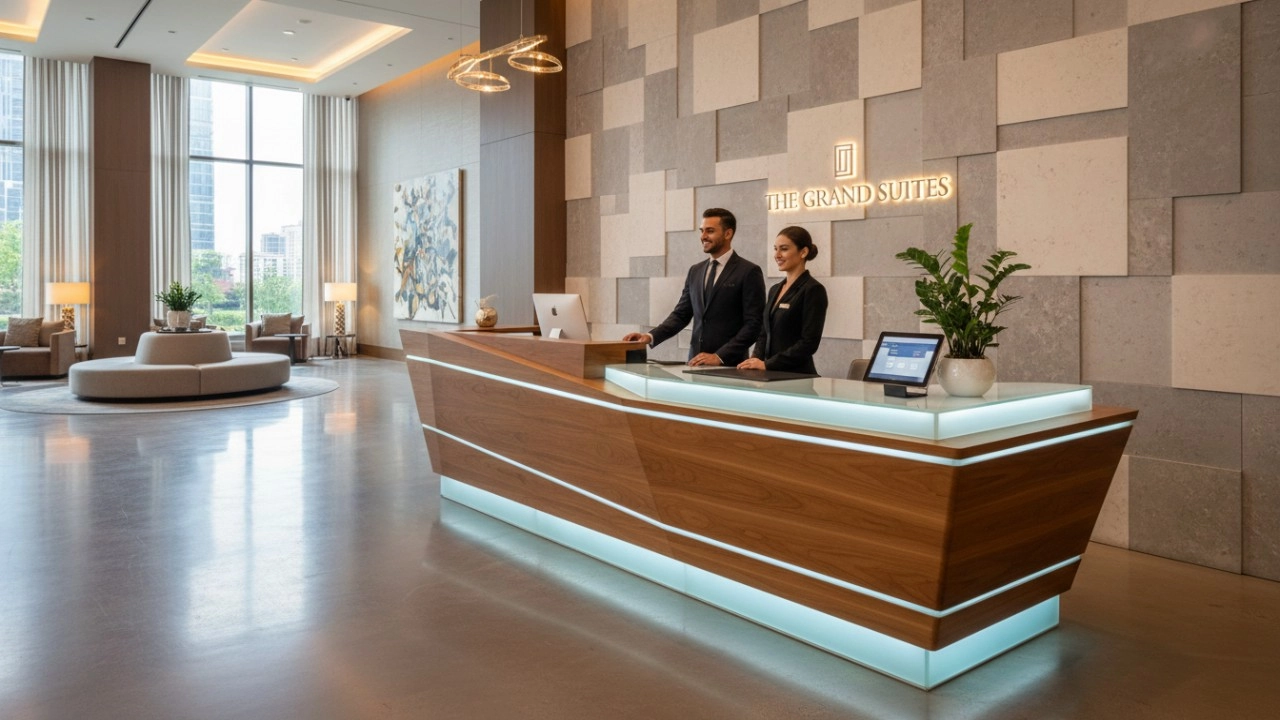 101 Best Hotel Custom Reception Desk Ideas: 2026 Gallery
