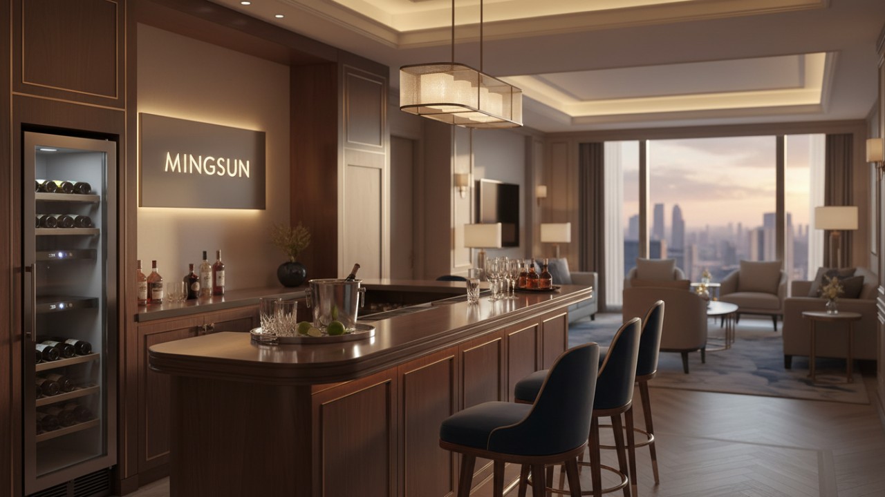 How to Integrate Luxury Bar Cabinets in Hotel Suites