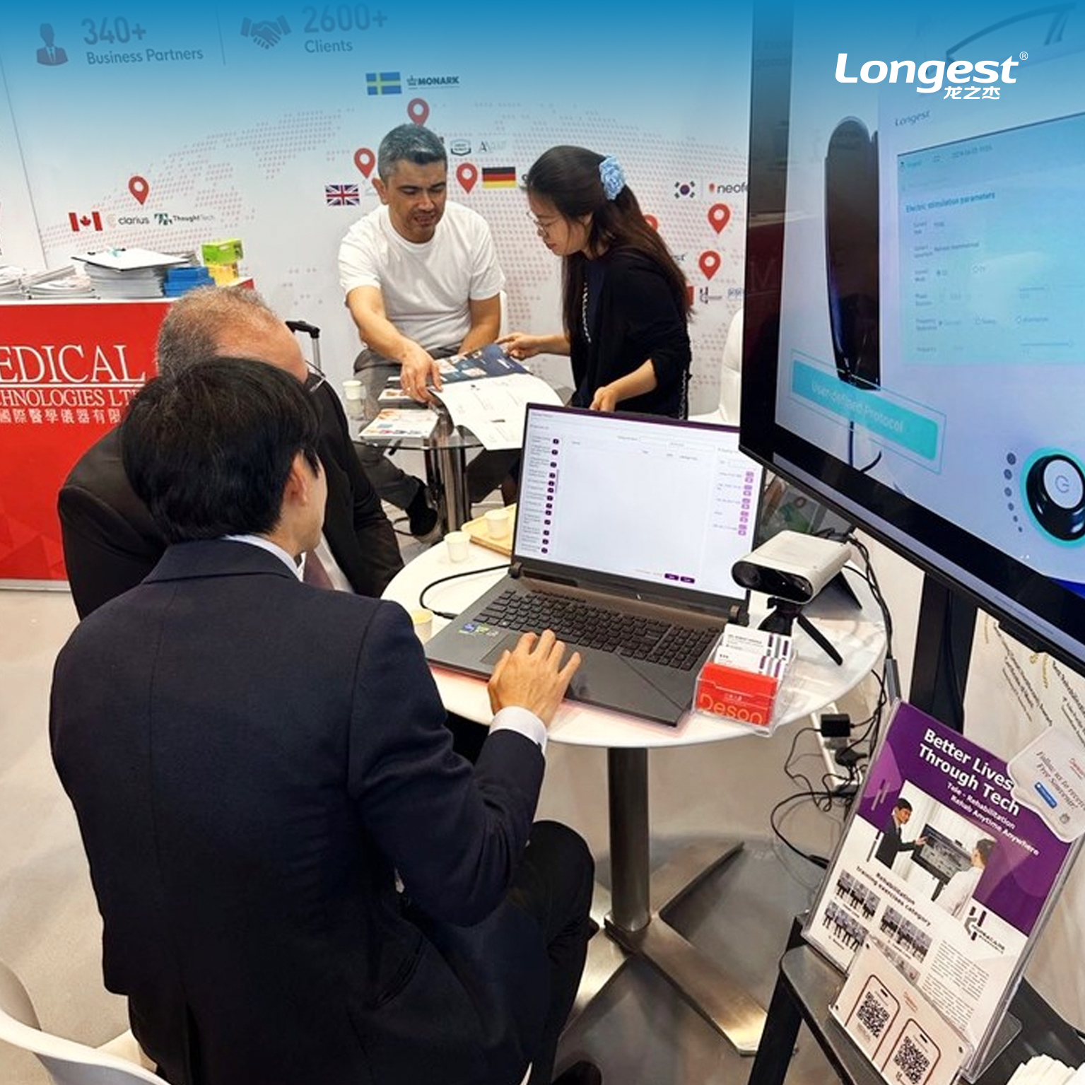 Longest Medical at WHX Dubai: Shockwave & Electrostatic Therapy Devices