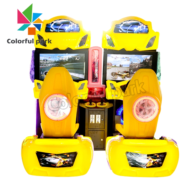 Yellow Double Racing Machine - Colorful Park